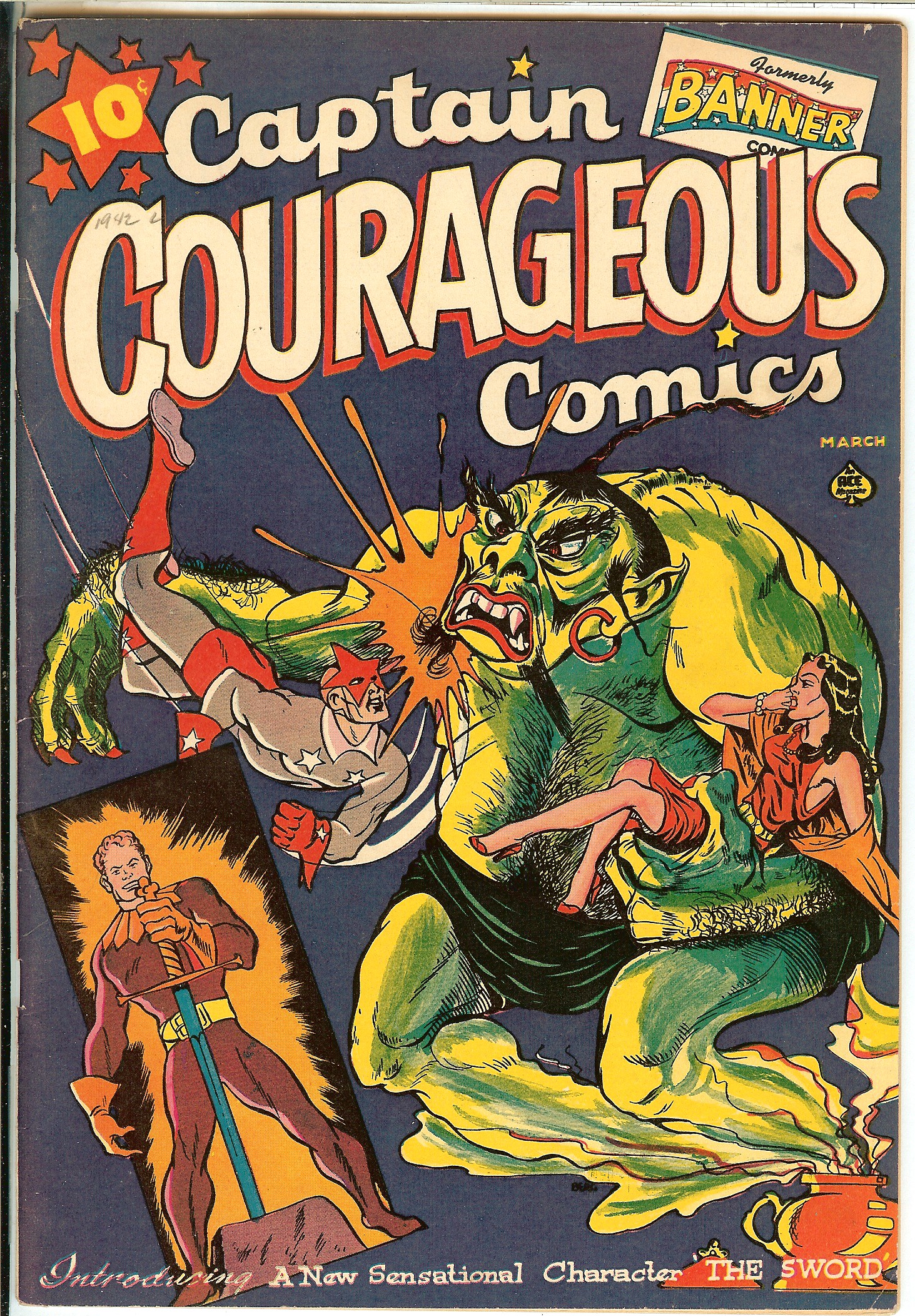 Captain Courageous Comics #6