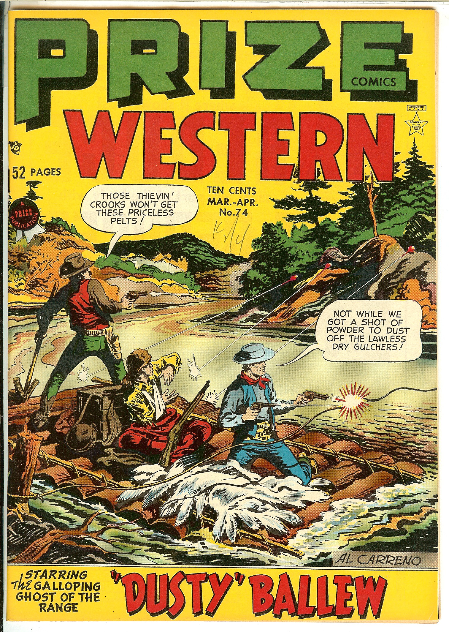 Prize Comics Western #74