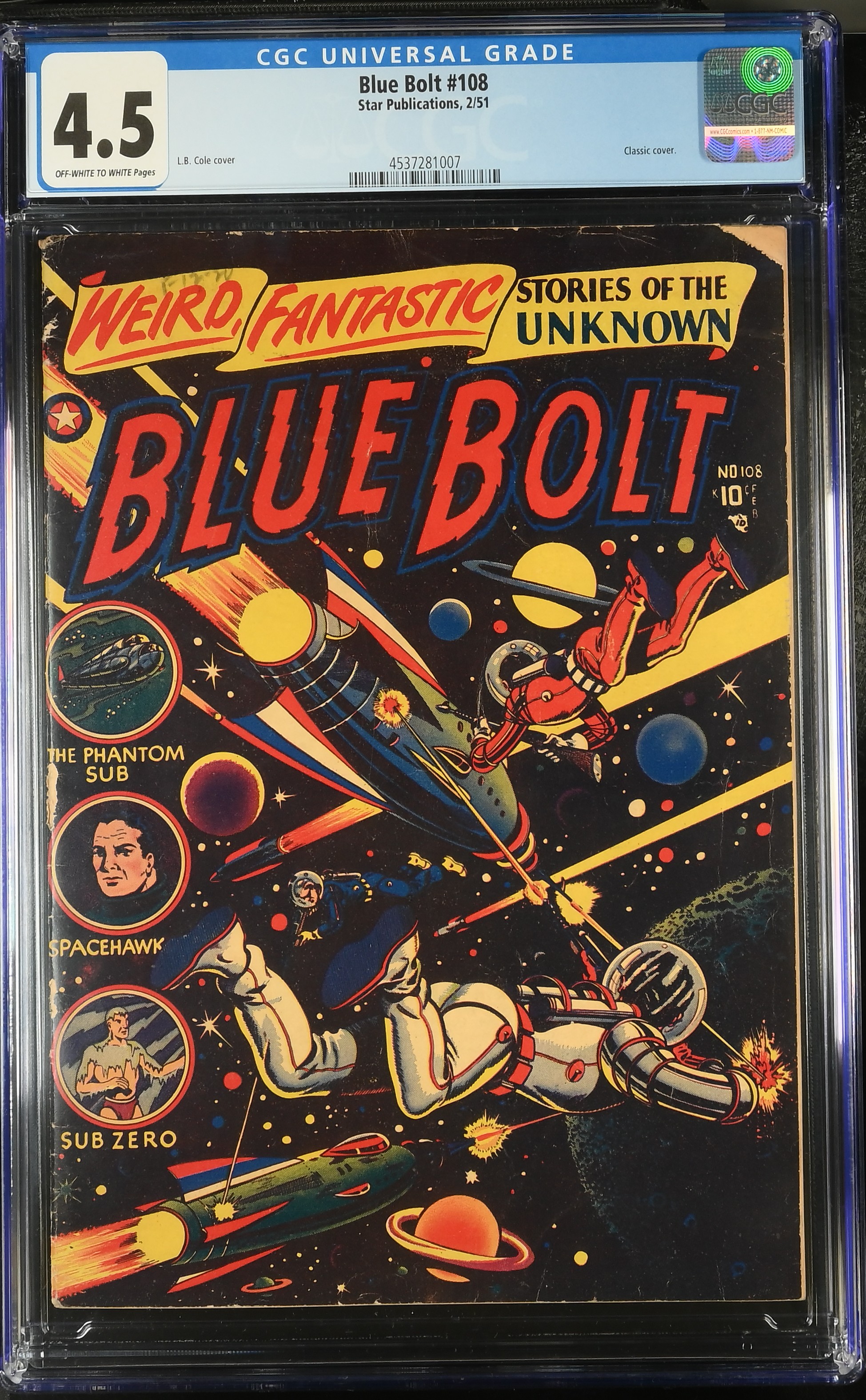 Blue Bolt #108