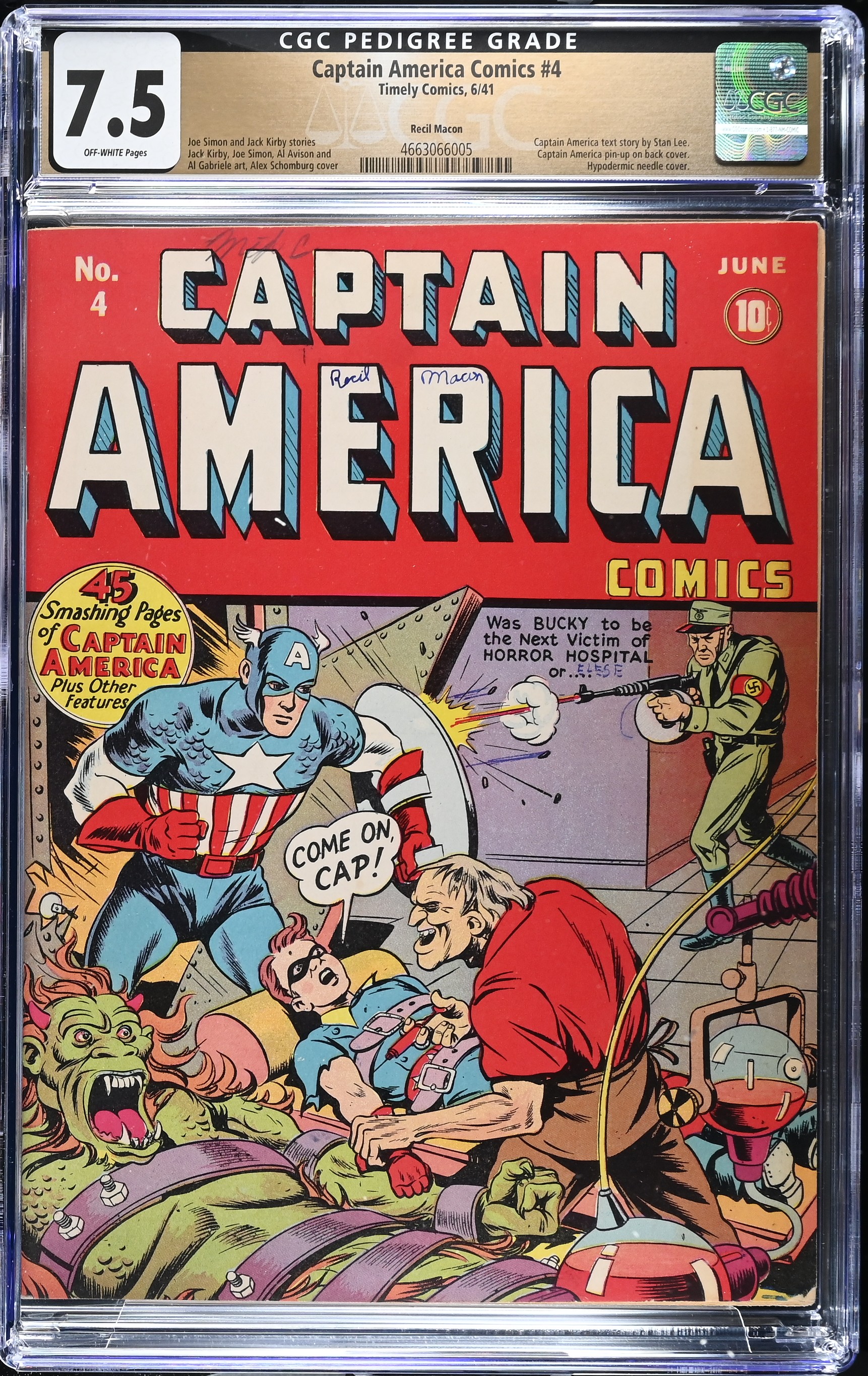 Captain America Comics #4