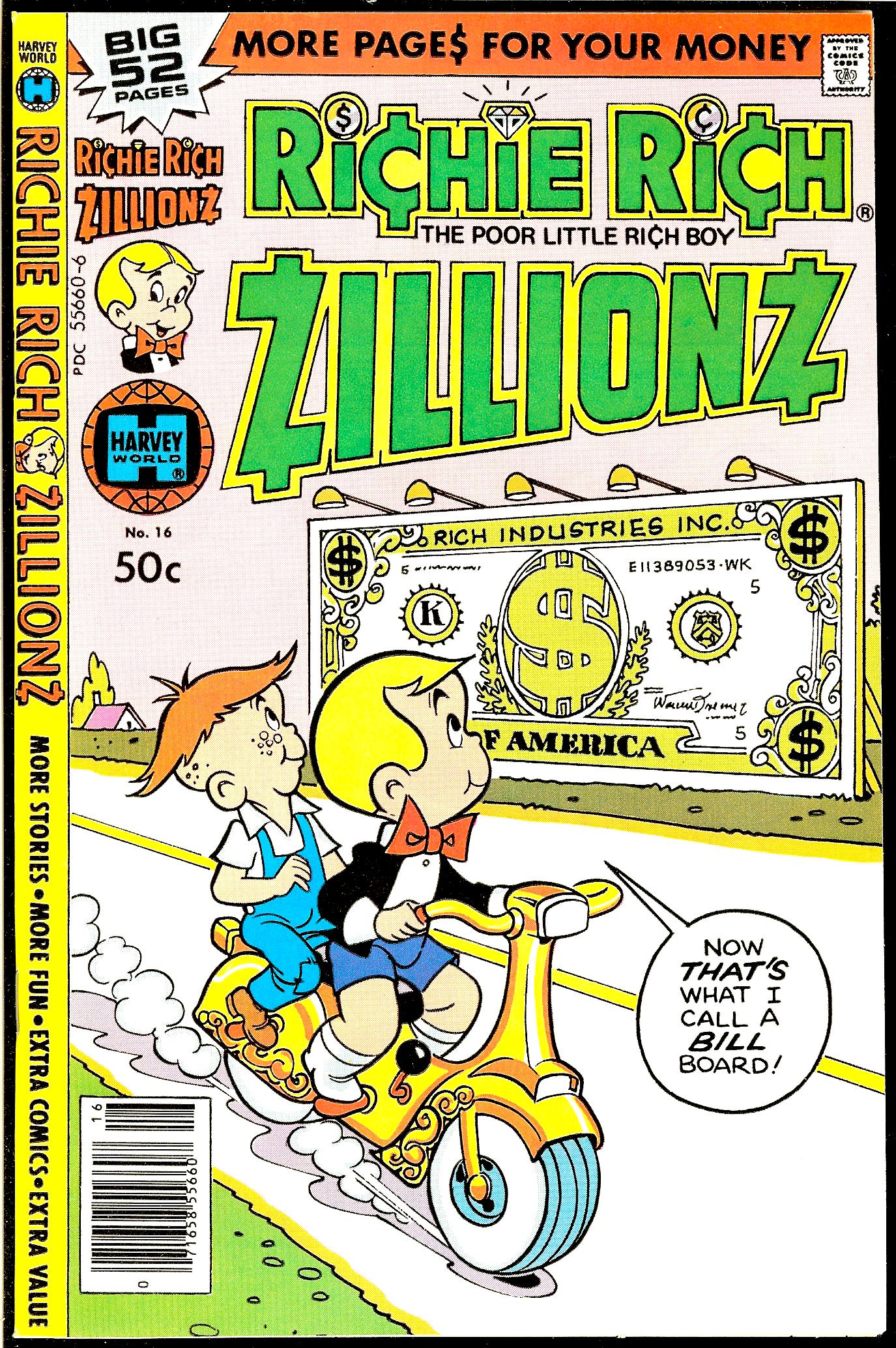 Richie Rich Zillionz #16