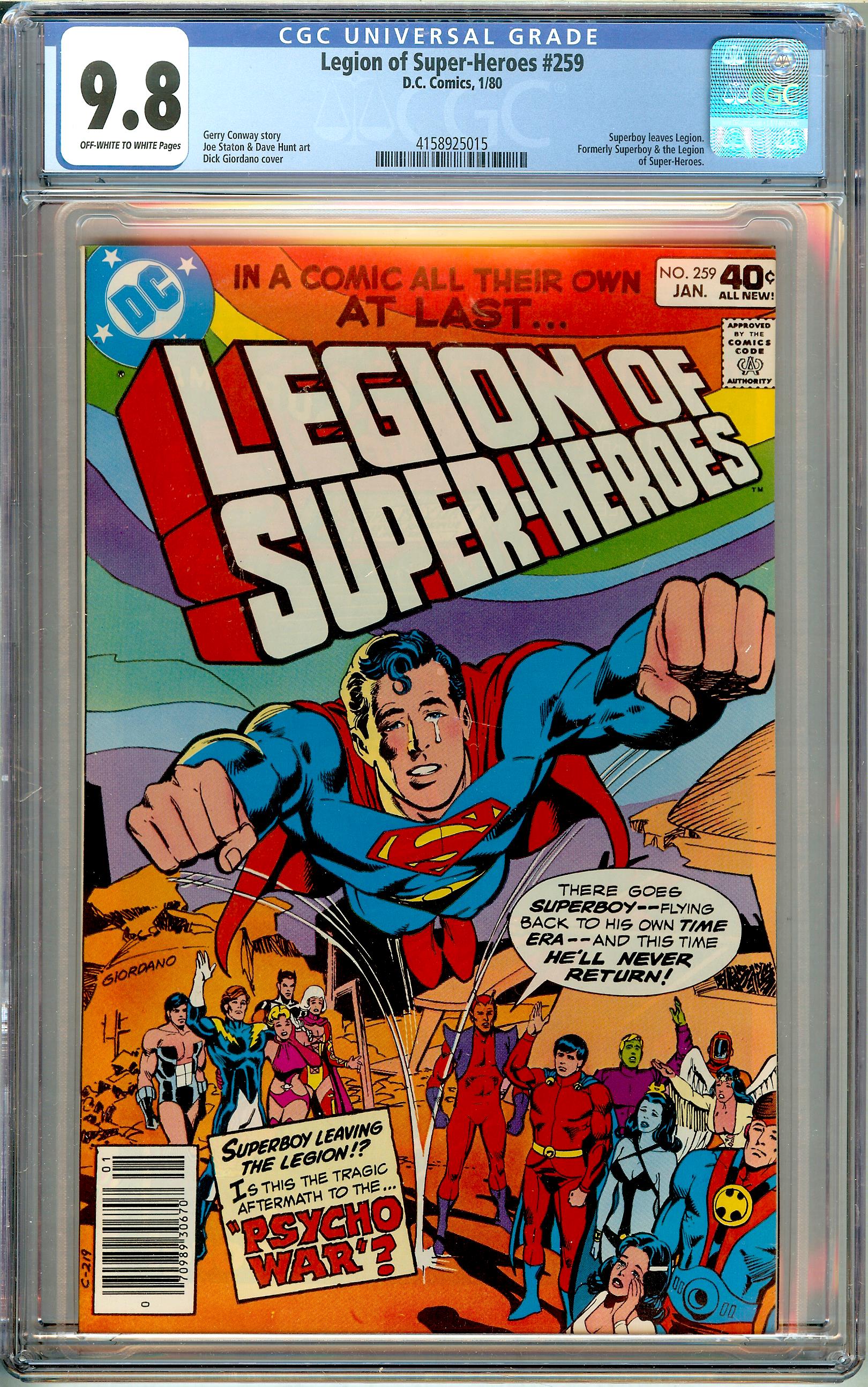 Legion of Super-Heroes #259